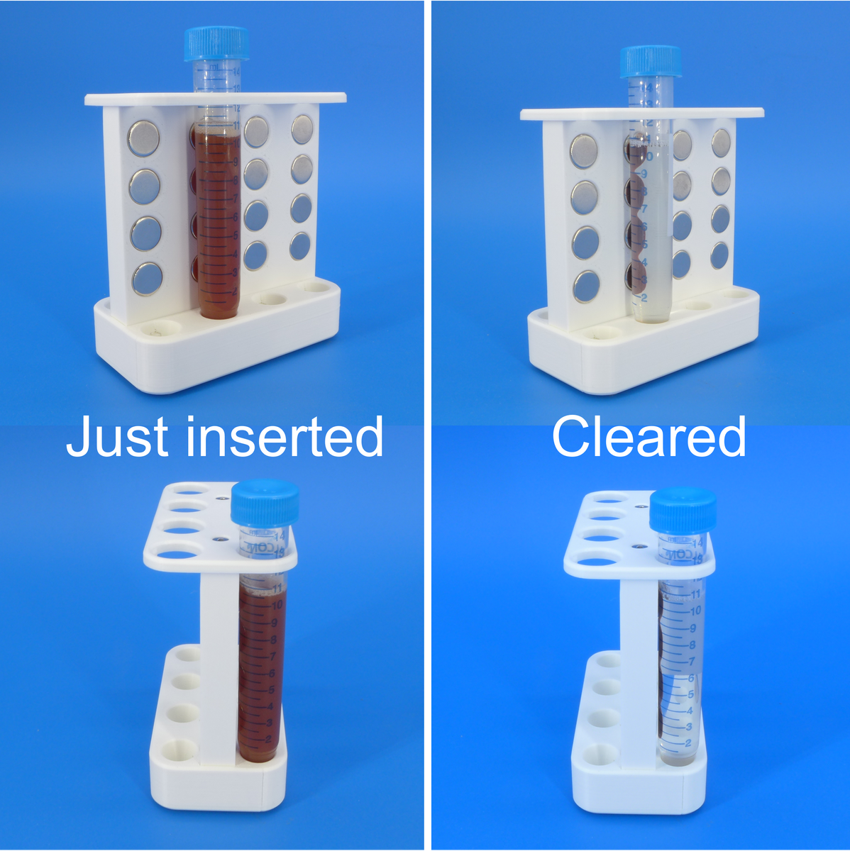 Magnetic rack for 15 mL tubes for DNA, RNA and other biomolecules puri ...