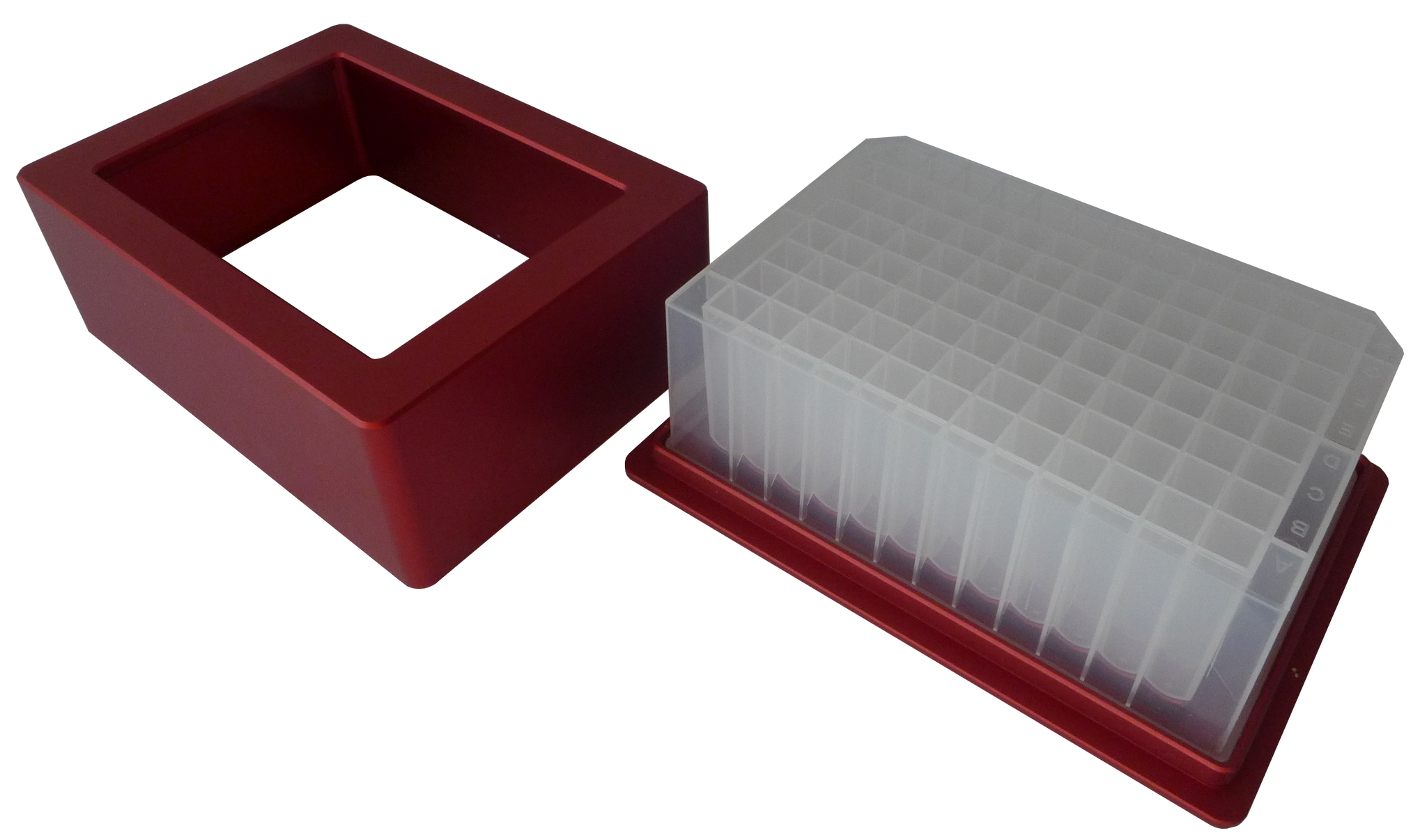 Cold block for deep well 96 wells plates – Sergi Lab Supplies