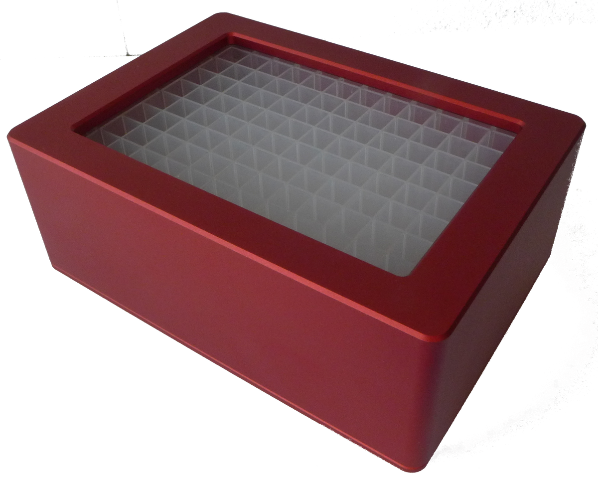 Cold block for deep well 96 wells plates – Sergi Lab Supplies